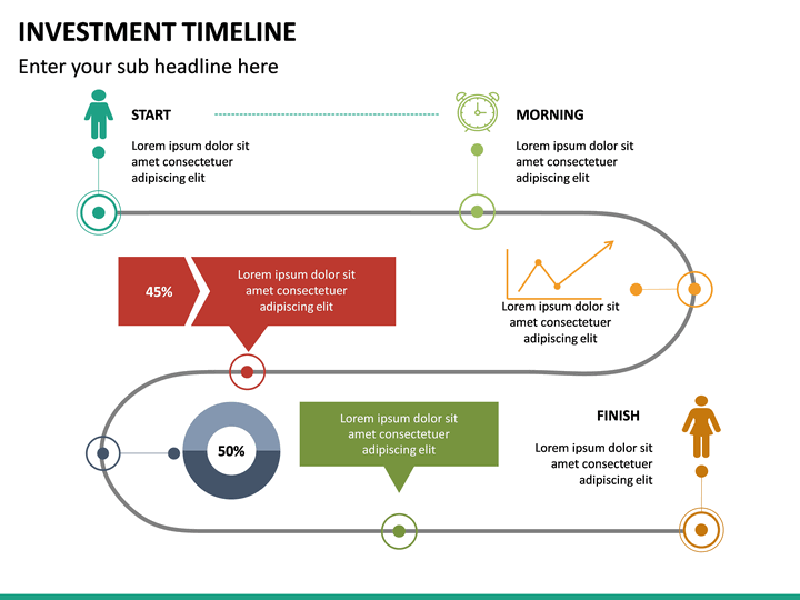 Investment Timeline PowerPoint Template | SketchBubble