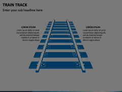 Train Track (Rail Road Track) PowerPoint and Google Slides Template ...