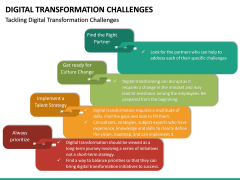 Digital Transformation Challenges PowerPoint Template | SketchBubble
