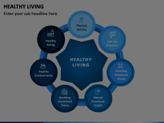 Healthy Living PowerPoint and Google Slides Template - PPT Slides