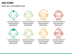 Age Icons PowerPoint Template | SketchBubble