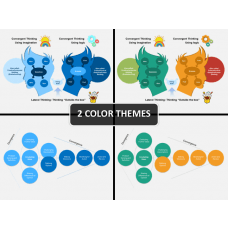 Divergent Vs Convergent Thinking PowerPoint Template and Google Slides ...