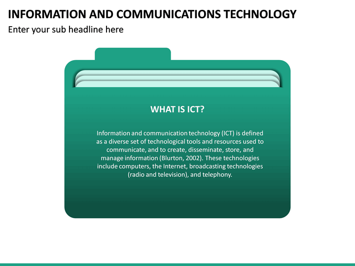 Information and Communications Technology (ICT) PowerPoint Template ...