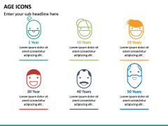 Age Icons PowerPoint Template | SketchBubble