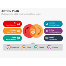 Action Plan Icons PowerPoint Template - PPT Slides