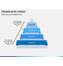 PowerPoint 4 Sections Pyramid