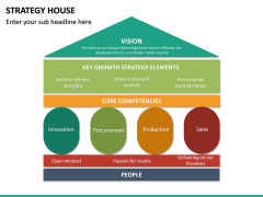 Strategy House PowerPoint Template | SketchBubble