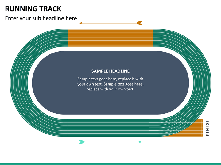 Running Track PowerPoint Template | SketchBubble