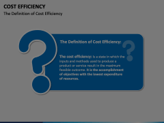 Cost Efficiency PowerPoint and Google Slides Template - PPT Slides