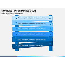 6 Options Infographics PowerPoint Slide