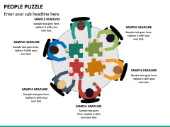 People Puzzle PowerPoint Template | SketchBubble