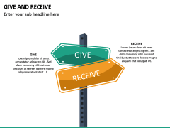Give and Receive PowerPoint Template | SketchBubble