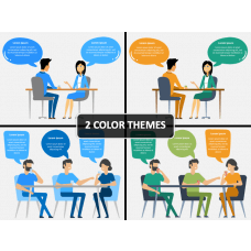 People Talking Icons for PowerPoint and Google Slides