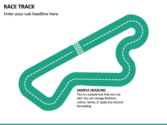 Race Track PowerPoint Template | SketchBubble