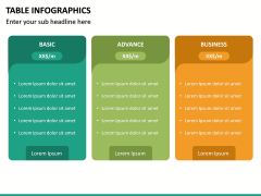 Table Infographics PowerPoint Template | SketchBubble