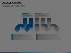 Cascade Arrows for PowerPoint and Google Slides - PPT Slides