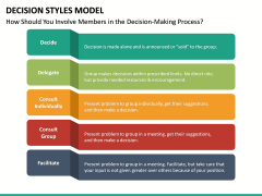 Decision Style Model PowerPoint Template | SketchBubble