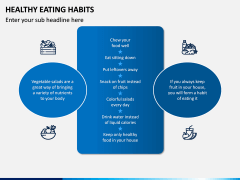 Healthy Eating Habits PowerPoint Template | SketchBubble