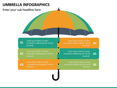 Umbrella Infographics PowerPoint Template | SketchBubble