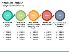 Problem Statement PowerPoint Template | SketchBubble