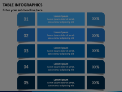 Table Infographics for PowerPoint and Google Slides - PPT Slides