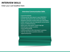 Interview Skills PowerPoint Template | SketchBubble