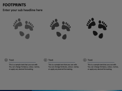Footprints PowerPoint and Google Slides Template - PPT Slides