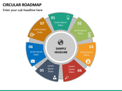 Circular Roadmap PowerPoint Template | SketchBubble