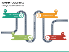 Road Infographics PowerPoint Template | SketchBubble