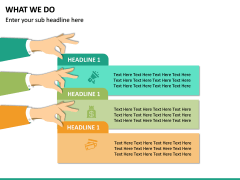 What We Do PowerPoint Template | SketchBubble