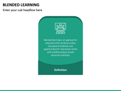 Blended Learning PowerPoint Template | SketchBubble