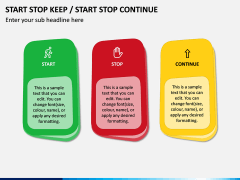Start Stop Keep PowerPoint and Google Slides Template - PPT Slides