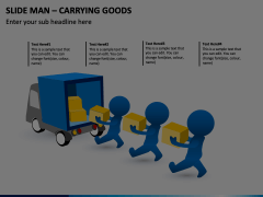 Slide Man (3D Man) Carrying Goods for PowerPoint and Google Slides ...