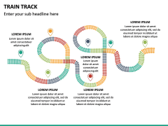 Train Track PowerPoint Template | SketchBubble