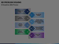 8D Problem Solving PowerPoint and Google Slides Template - PPT Slides