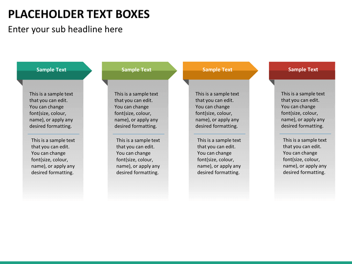 Placeholder Text Boxes PowerPoint | SketchBubble