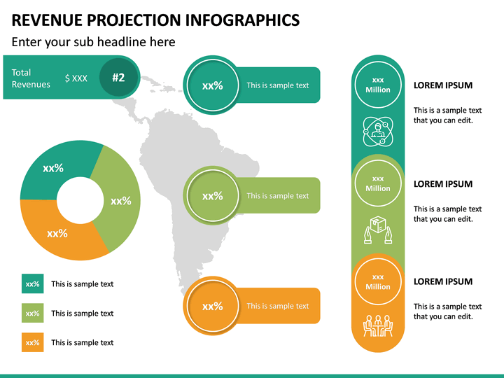 Revenue Projection Infographics PowerPoint Template | SketchBubble