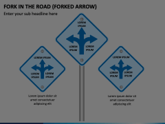 Fork in the Road PowerPoint and Google Slides Template - PPT Slides