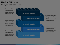 Lego Blocks Diagram for PowerPoint and Google Slides - PPT Slides