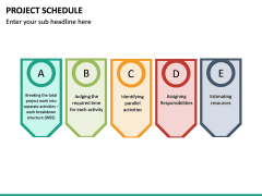 Project Schedule PowerPoint Template | SketchBubble