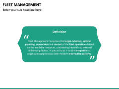 Fleet Management PowerPoint Template | SketchBubble