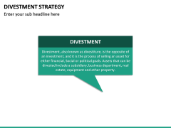 Divestment Strategy PowerPoint Template | SketchBubble