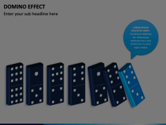Domino Effect PowerPoint Template - PPT Slides