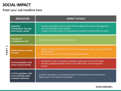 Social Impact PowerPoint Template | SketchBubble