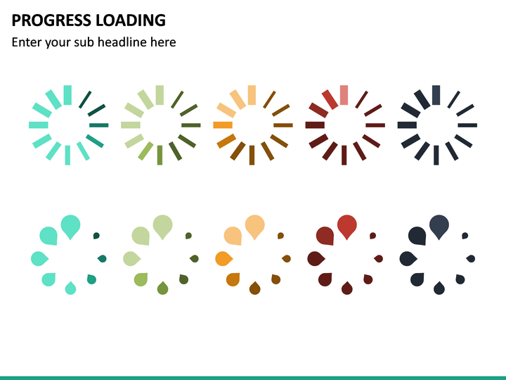 Progress Loading/Progress Meter PowerPoint Template | SketchBubble