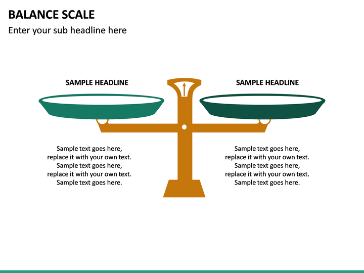 Balance Scale PowerPoint Template | SketchBubble