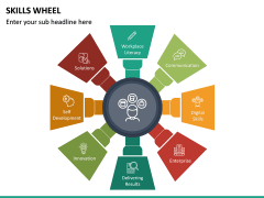 Skills Wheel PowerPoint Template | SketchBubble