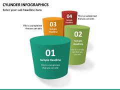 Cylinder Infographics PowerPoint Template | SketchBubble