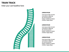 Train Track PowerPoint Template | SketchBubble