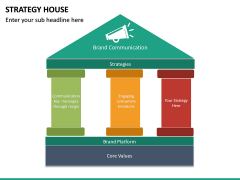 Strategy House PowerPoint Template | SketchBubble